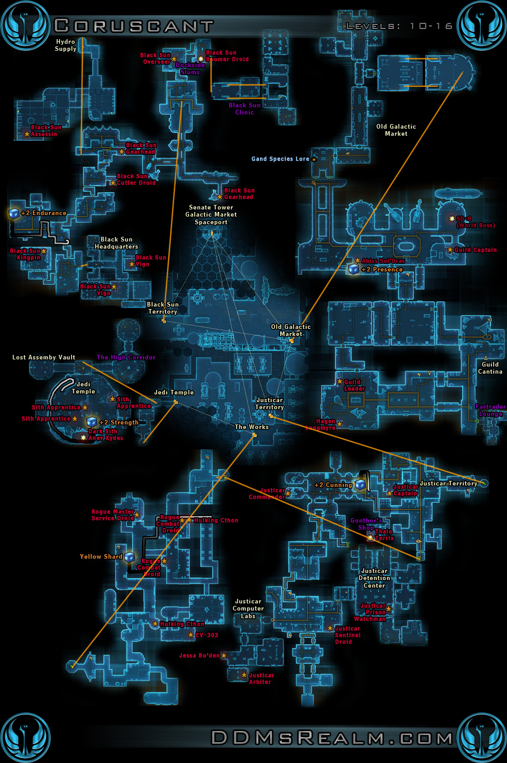 Star Wars TOR Planetary Guide Coruscant
